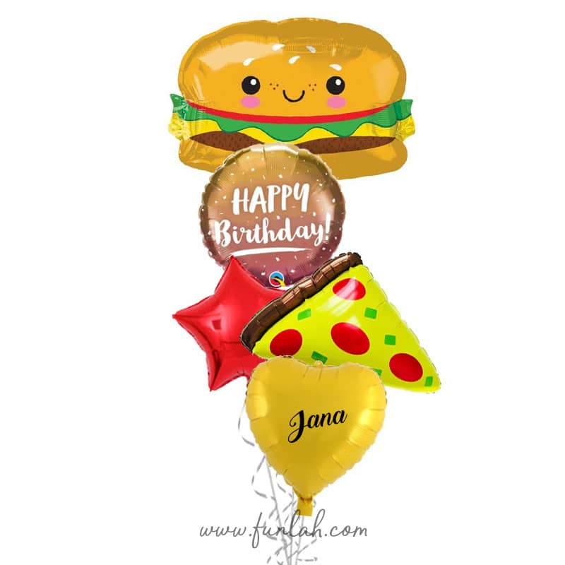 Doggy Yummy Birthday Donut Shape Balloon Bouquet