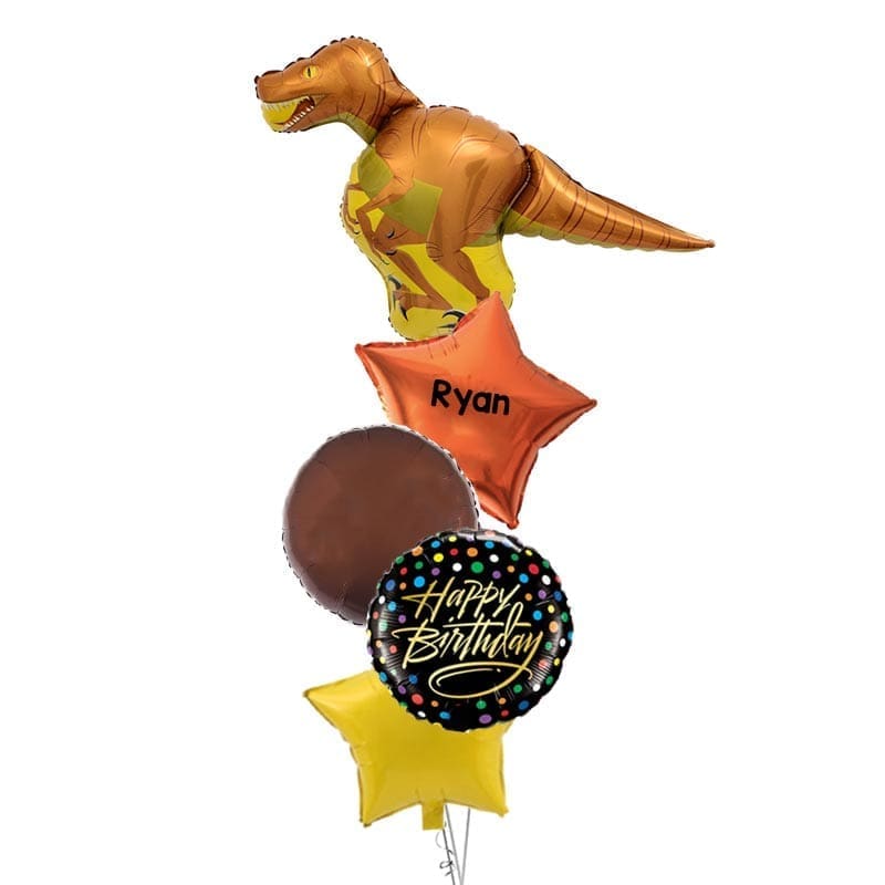 Triceratops Dinosaur Balloon Bouquet - funlah.com